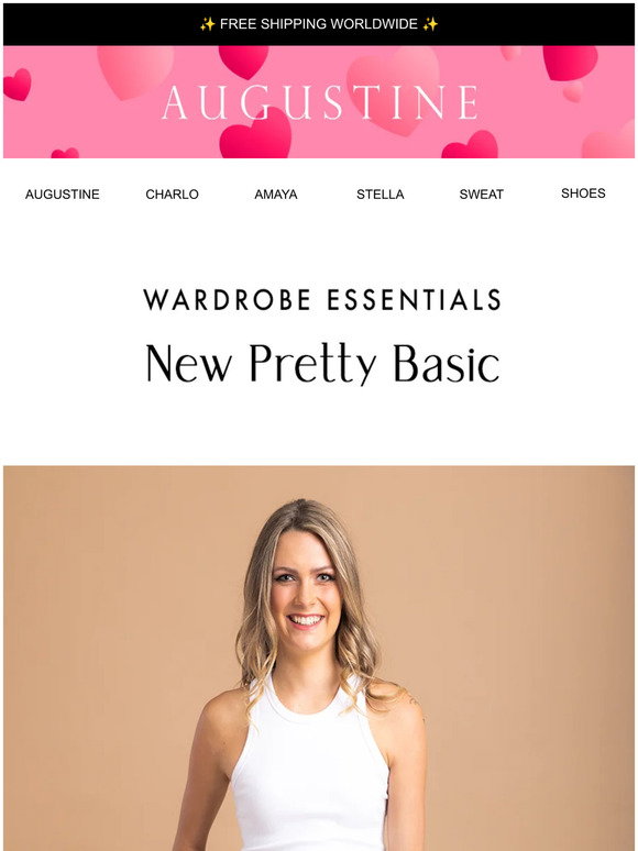 Augustine: 💕 Welcome back to your old fave! New Pretty Basics 💕 | Milled