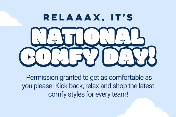 Rally House: Happy National Comfy Day! ☁️💙 | Let's Get Cozy 🤗 | Milled