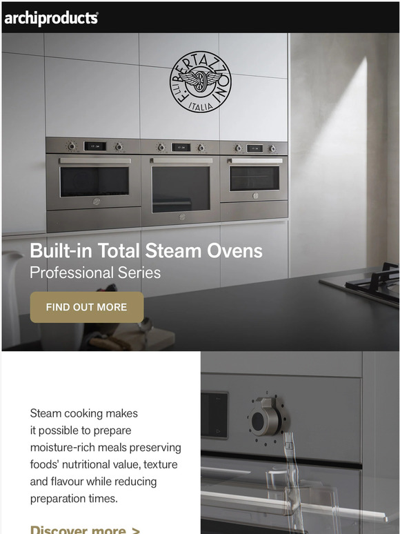 Archiproducts: Bertazzoni Total Steam ovens: Italian design meets high ... Archiproducts: Bertazzoni Total Steam ovens: Italian design meets high ...