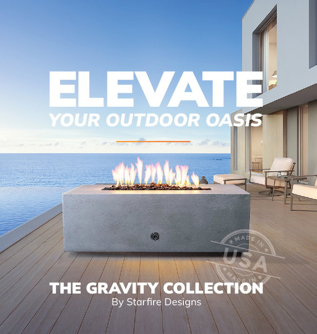 Starfire: Gravity Fire Pits: Concrete Fire Pits Made in the USA 🇺🇸 | Milled
