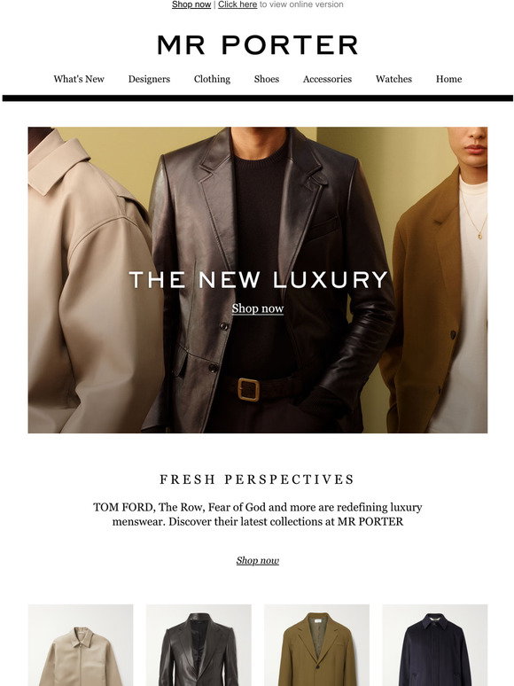Mr Porter: Here Comes The Sun… | Milled