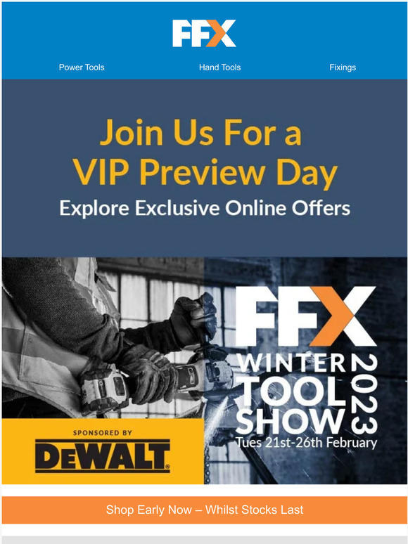 FFX: Your Invitation To The FFX Tool Show VIP Preview Day | Milled