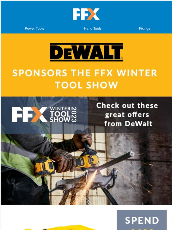 FFX: DeWalt Sponsors Tool Show - Preview Deals | Milled