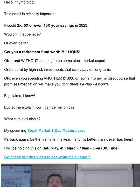 Investment Mastery: 🥳 It's BACK! What will happen to the Stock Market ...