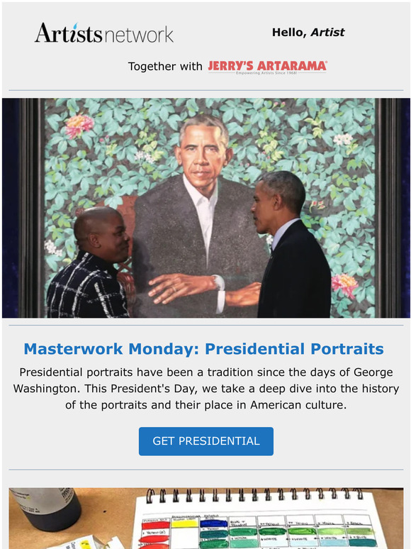 Artists Network: Masterwork Monday: Presidential Portraits | Milled