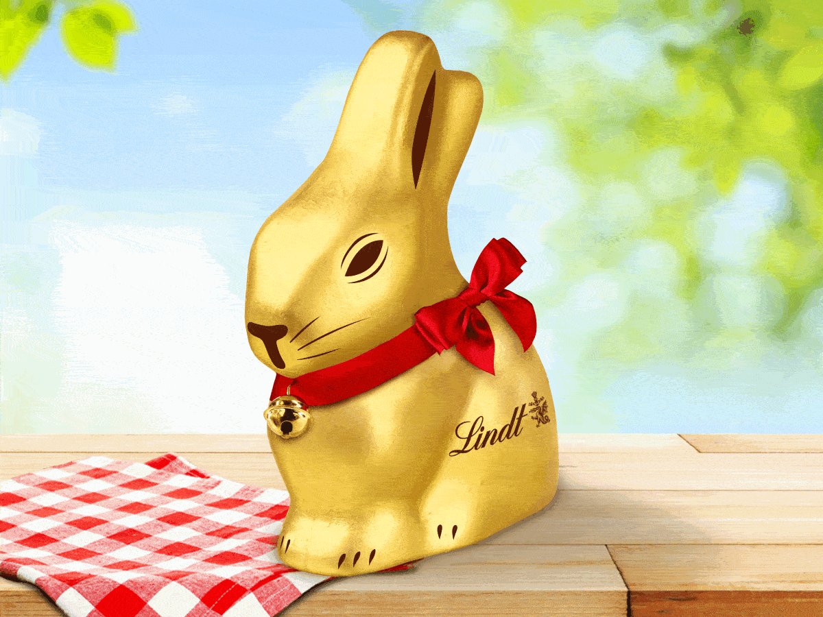 Lindt: Pasqua Lindt: personalizza il collarino di Gold Bunny 💞 | Milled