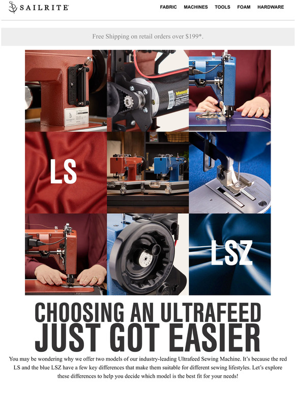 Sailrite: Inside: Answers to Your Ultrafeed Questions | Milled