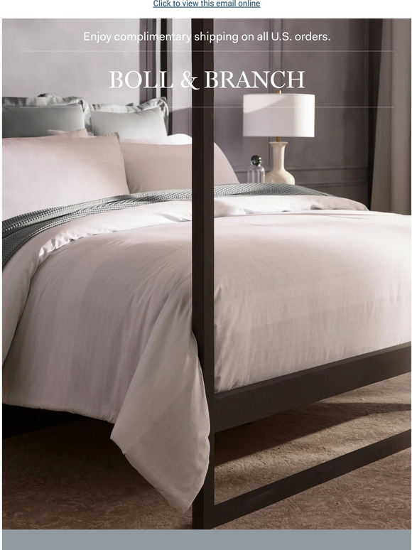 Boll & Branch: Hand-crafted bedding, made in small batches | Milled
