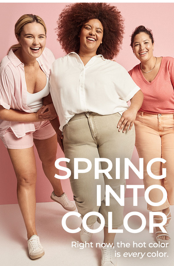 Lane Bryant: Spring into color with new arrivals. | Milled
