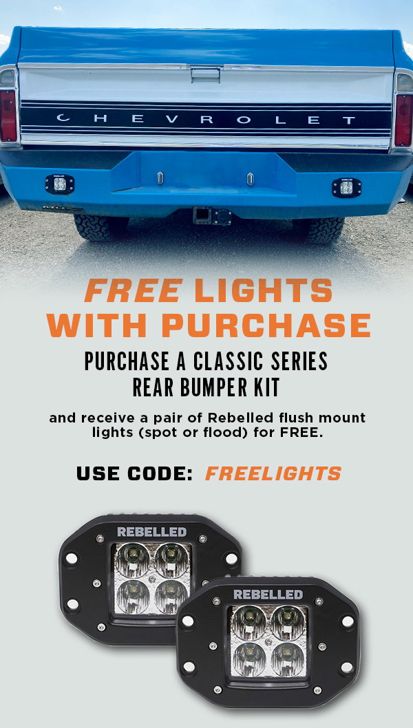 Move Bumpers: FREE Lights with Bumper Kit Purchase💥 | Milled