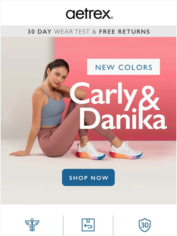 Aetrex Worldwide: NEW Carly & Danika Sneaker Styles 👟 | Milled