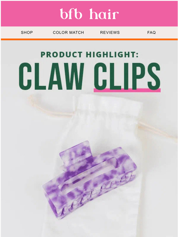 BAREFOOT BLONDE HAIR: PRODUCT HIGHLIGHT: CLAW CLIPS 💓💓 | Milled