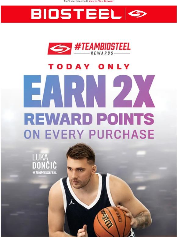 BioSteel: TODAY ONLY: Earn 2X points! | Milled