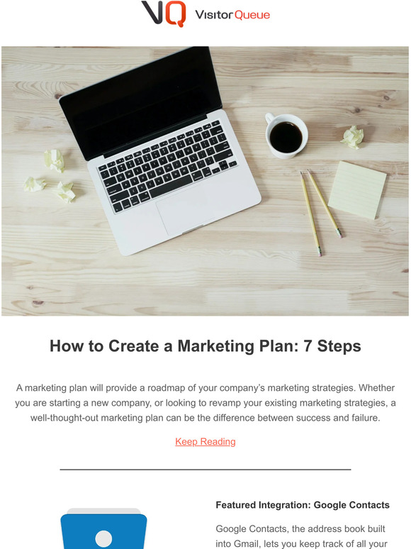 Visitor Queue: How to Create a Marketing Plan in 7 Steps, 10 Best Lead ...