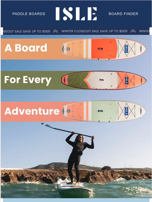 ISLE: Find The Perfect Board 🥳 Winter Close Out Sale | Milled