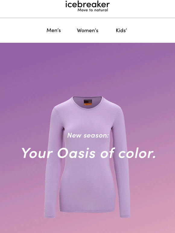 Icebreaker: New colors, same best-selling Oasis. | Milled