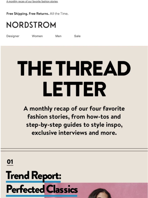 Nordstrom Rack: Introducing… The Thread Letter | Milled