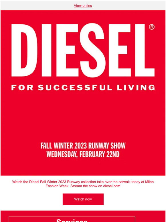 Diesel: Live Today | Fall Winter 2023 Runway Show | Milled