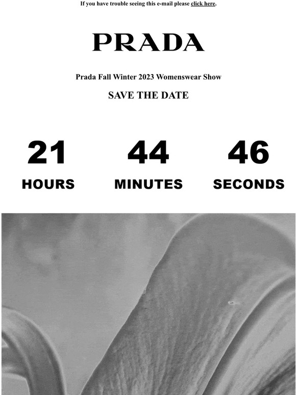Prada: Save the Date - Prada Fall Winter 2023 Womenswear Show | Milled