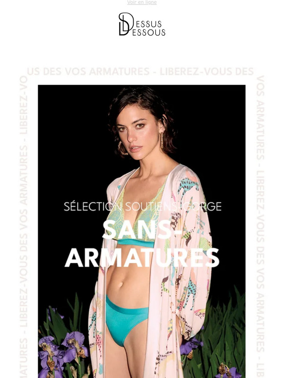 Dessus Dessous: Lingerie sans armatures | Un effet seconde peau | Milled