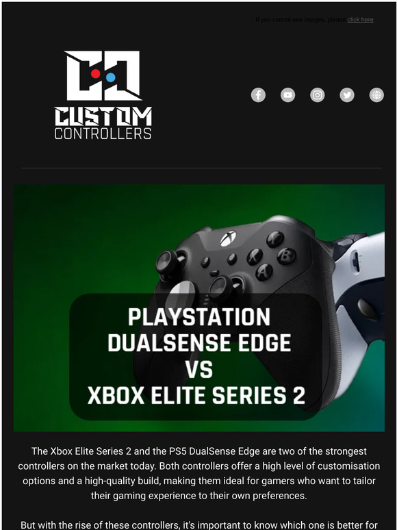 Custom Controllers: 🎮 PS5 DualSense Edge vs Xbox Elite Series 2: Which ...