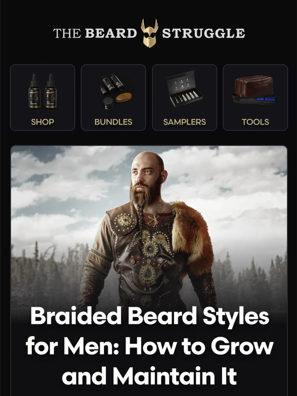 The Beard Struggle: Braided Beard Styles for men! 😎 | Milled