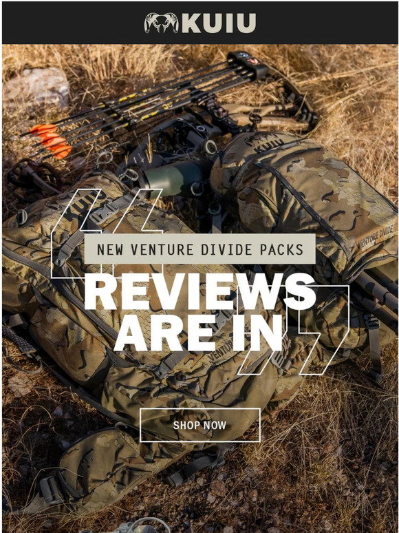 KUIU: Reviews Are In: New Venture Divide Day Packs | Milled