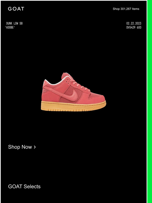 GOAT: [SEED] Just Dropped: Dunk Low SB 'Adobe' available now | Milled