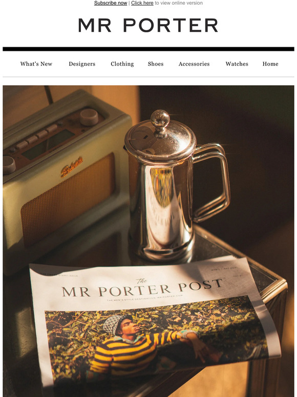 Mr Porter: Here Comes The Sun… | Milled