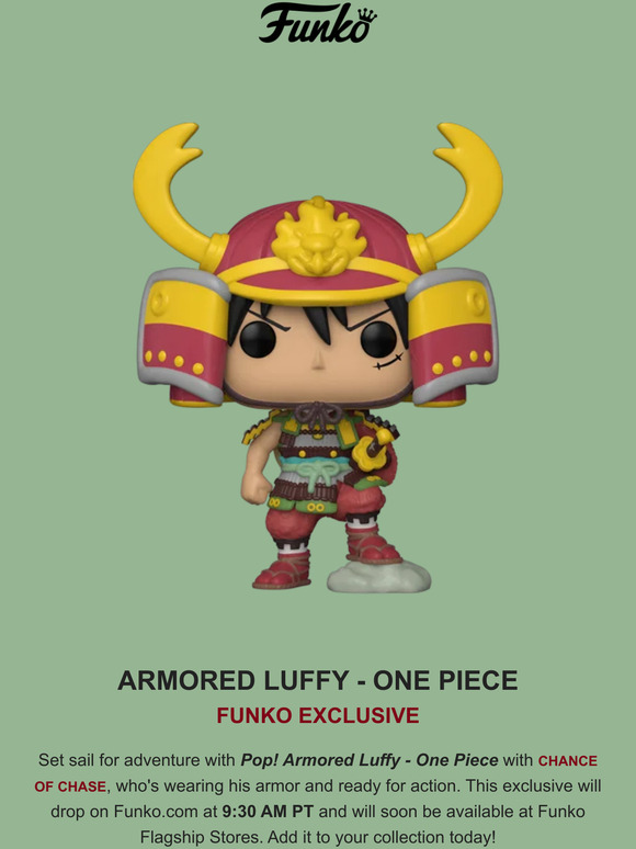 Funko: New Exclusive: Armored Luffy - One Piece | Milled