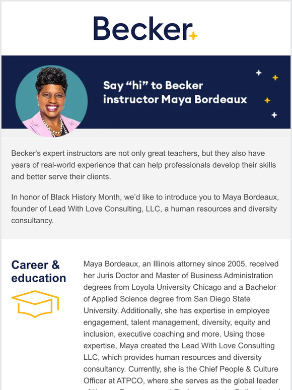 Becker: Get to know our instructor Maya Bordeaux | Milled