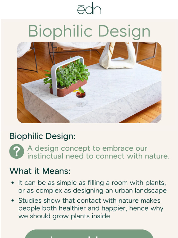 EDN: Biophilic design & why it matters | Milled