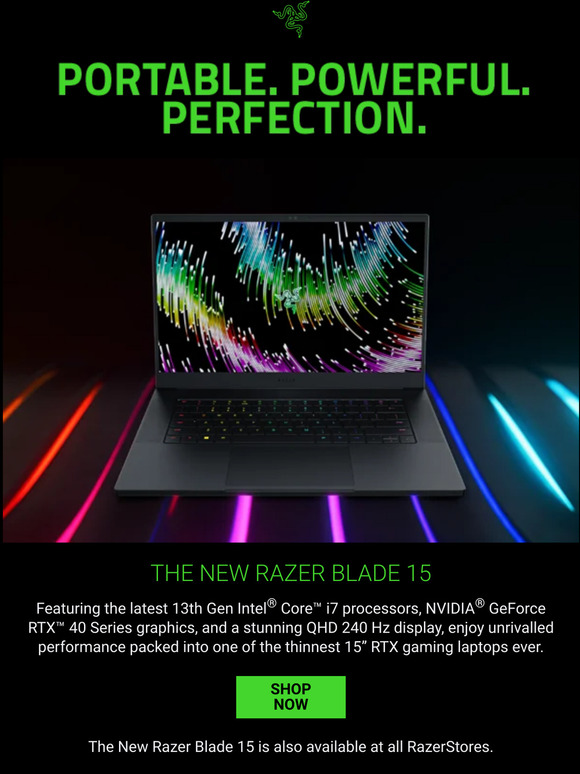 Razer Surround: Meet the New Razer Blade 15 With RTX 40 Series Graphics ...