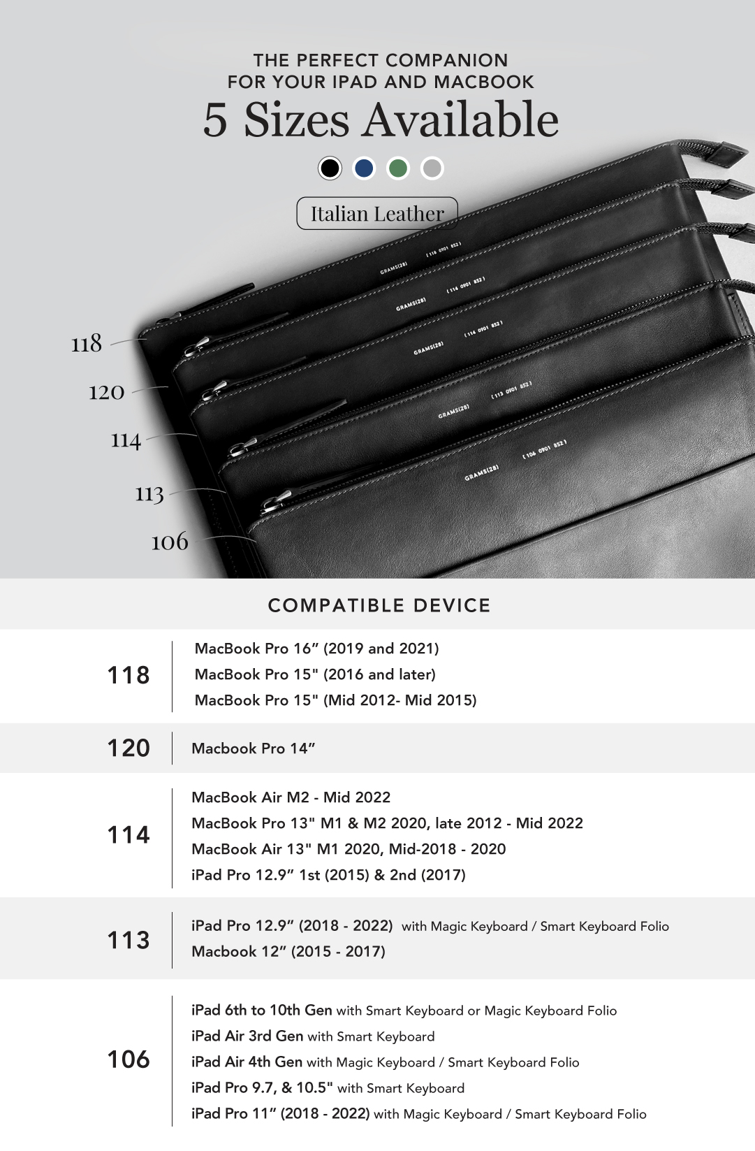 GRAMS28: 5 sizes of folio, what do they fit?💻 | Milled