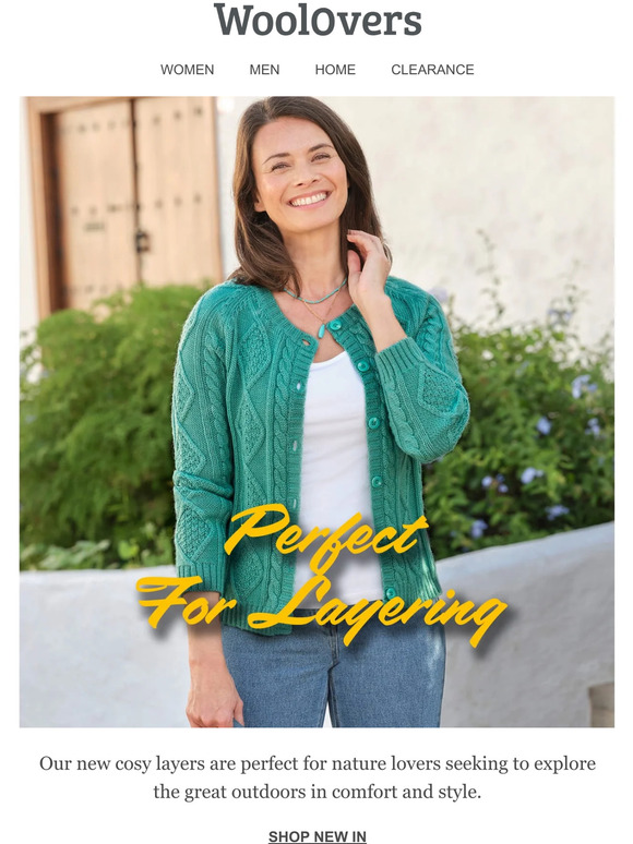 woolovers UK: Perfect Spring Layers | Milled