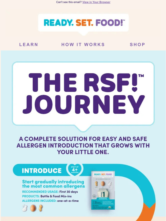 Ready Set Food: Help Your Little One Thrive With The RSF! Journey | Milled