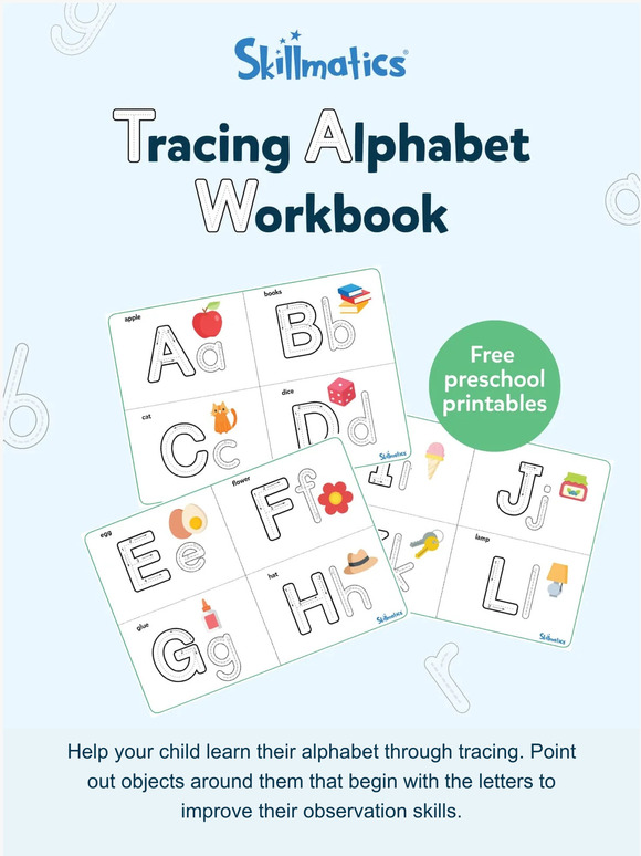 Skillmatics: [FREE PRINTABLES] Tracing printables for preschoolers! | Milled