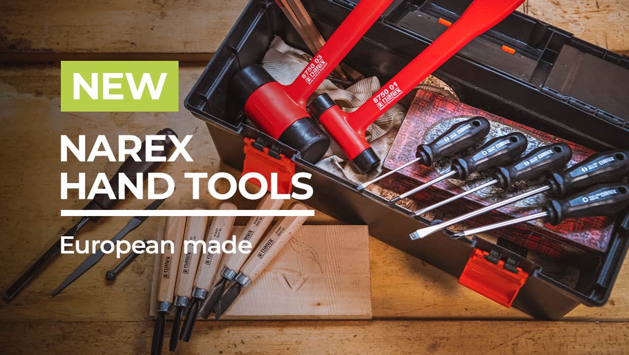 Axminster Tools: NEW Narex Hand Tools | Milled