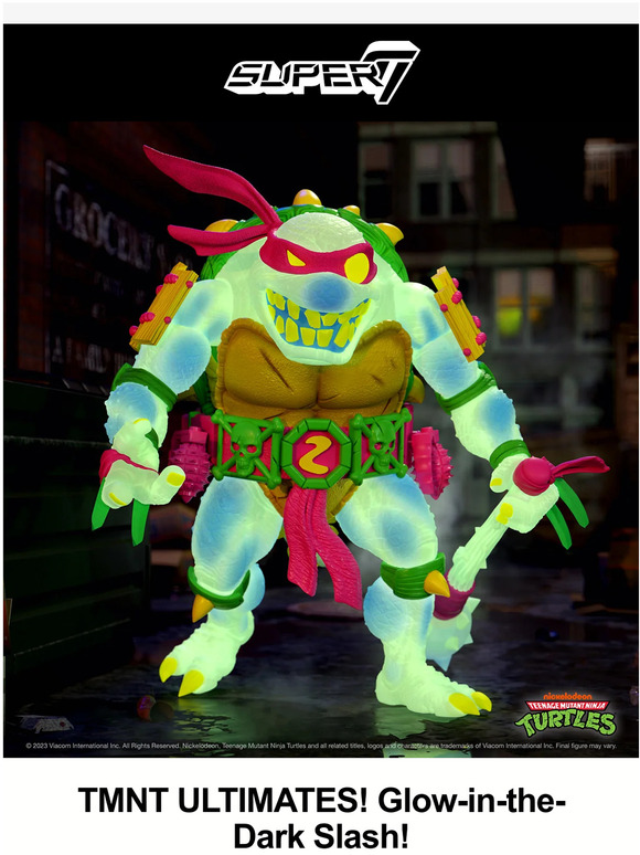 Super7: Pre-order TMNT ULTIMATES! Glow-in-the-Dark Slash! | Milled