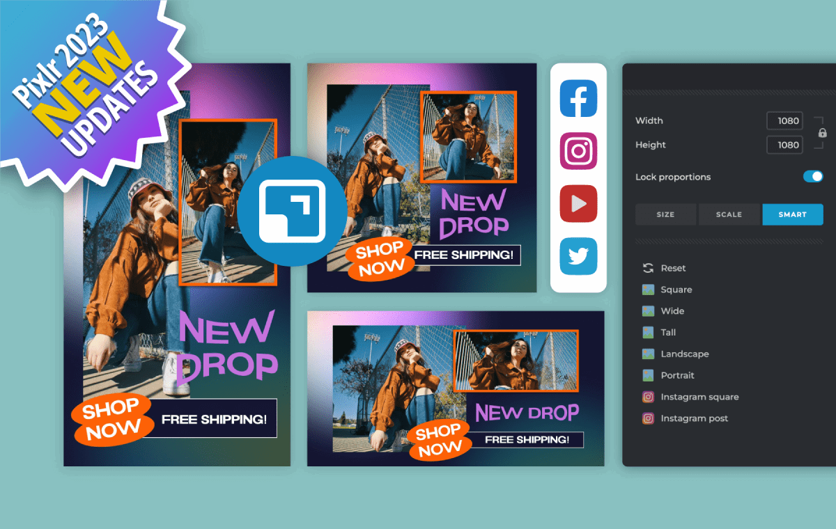 Pixlr: Pixlr’s AI resizes your templates in seconds | Milled