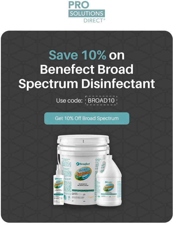 Pro Solutions: Broad Spectrum now on sale | Milled