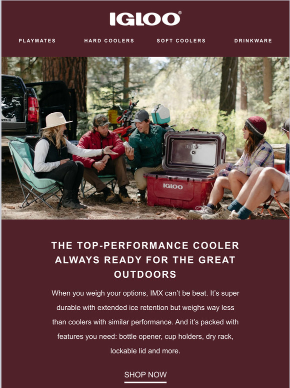 Igloo Coolers: IMX: The outperforming cooler for the great outdoors.🏕 ...