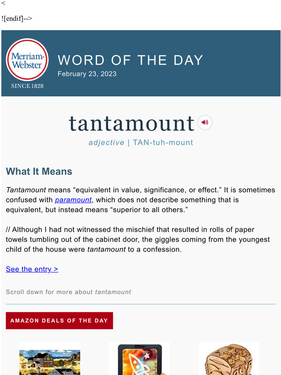 Merriam-Webster: Tantamount - plus, What's The Difference Between ...