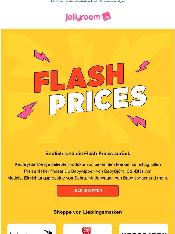 Jollyroom: Die Flash Prices sind zurück, mit tollen Preisen! | Milled