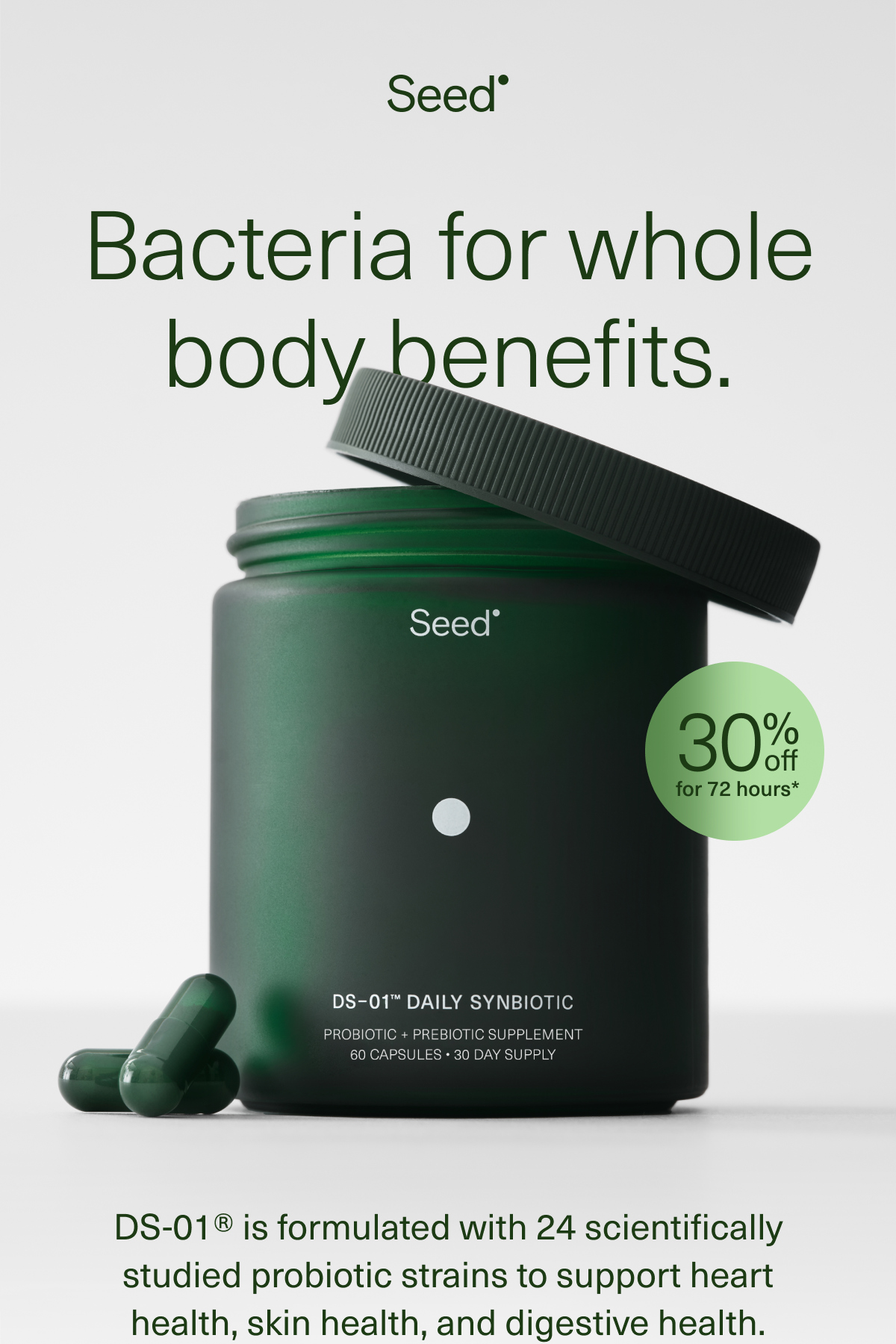 Seed: Whole body benefits. | Milled