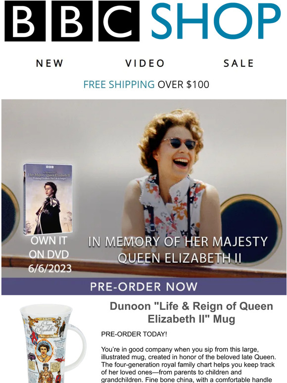 BBC Shop: Honor the Legacy of Her Majesty Queen Elizabeth II With this Special Release from the ...
