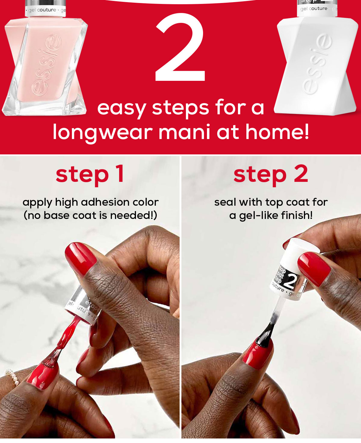 Essie: —, DIY gel-like mani in 2 easy steps! | Milled