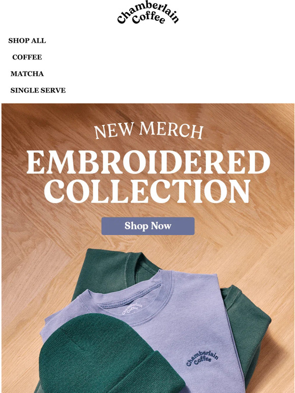 Chamberlain Coffee: just dropped: NEW MERCH | Milled