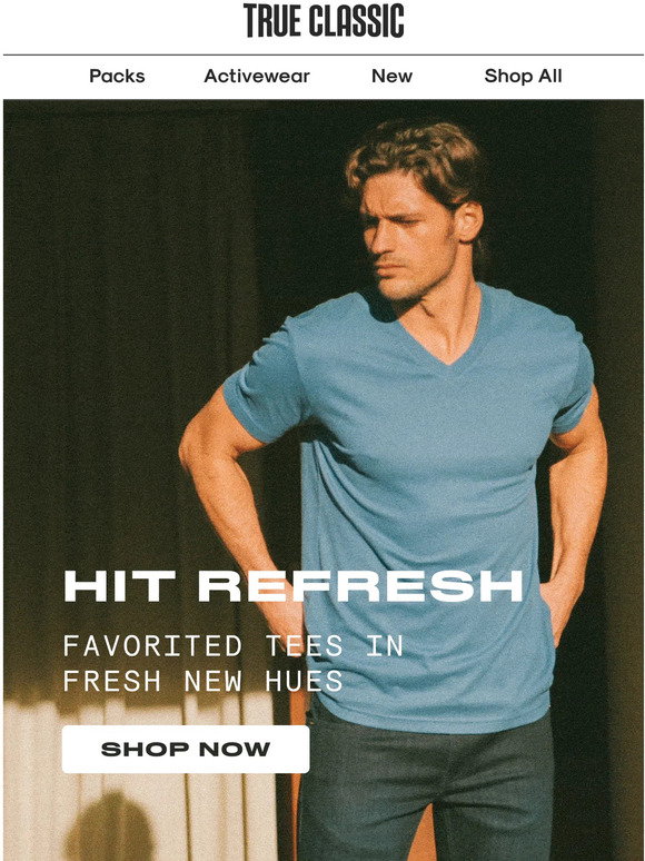 True Classic Tees Ads