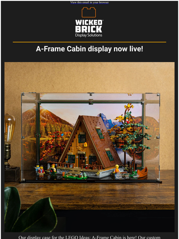 Wicked Brick: Idyllic A-Frame Cabin display 🎣 | Milled